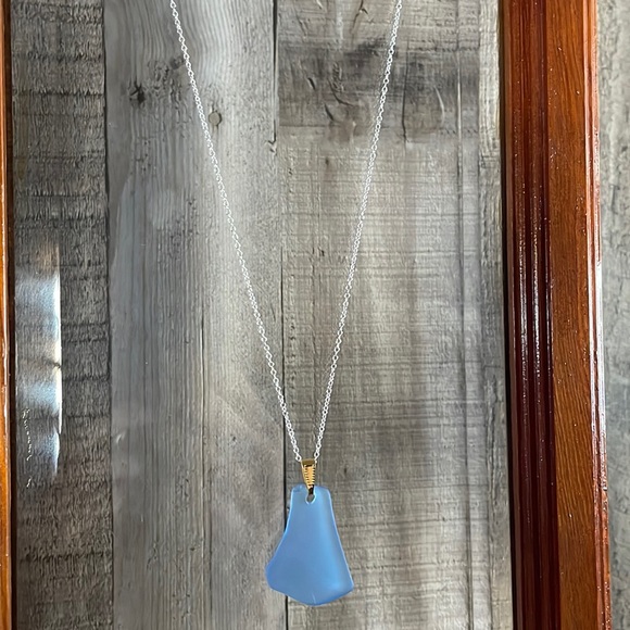Jewelry | Montana Yellowstone River Glass Necklace | Poshmark